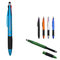 Custom Logo Imprint 4 in 1 Color Ballpoint Pen With Stylus supplier